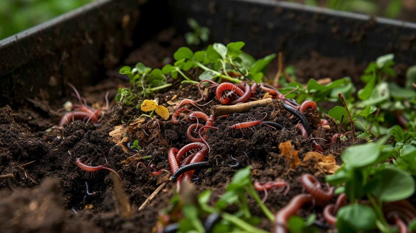 Quels vers de compost mettre dans un lombricomposteur